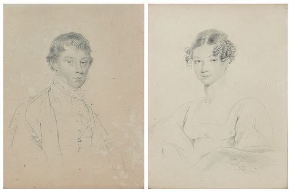 Richard Kirkpatrick | Portrait of Mr Kirkpatrick; Portrait of Miss J ...