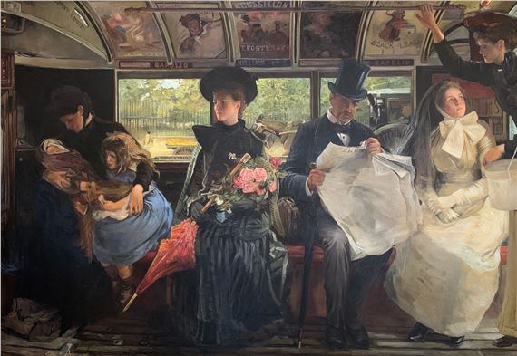 George William Joy | The Bayswater Omnibus, largeth century over ...
