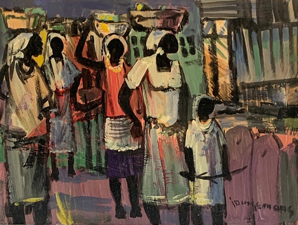 Johannes Wilhelmus Dingemans | five robed figures | MutualArt