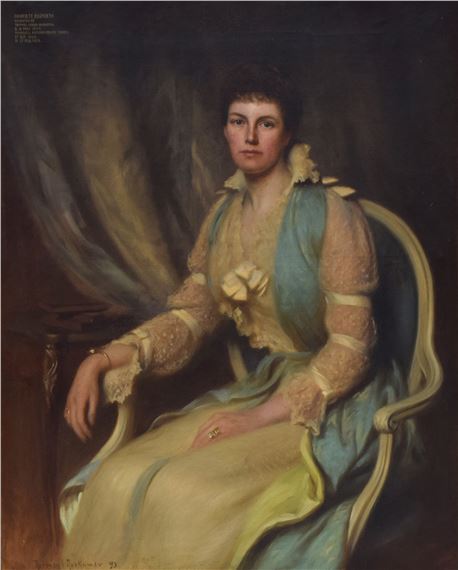Herman Gustave Herkomer | portrait of Harriet Elizabeth, daughter of ...