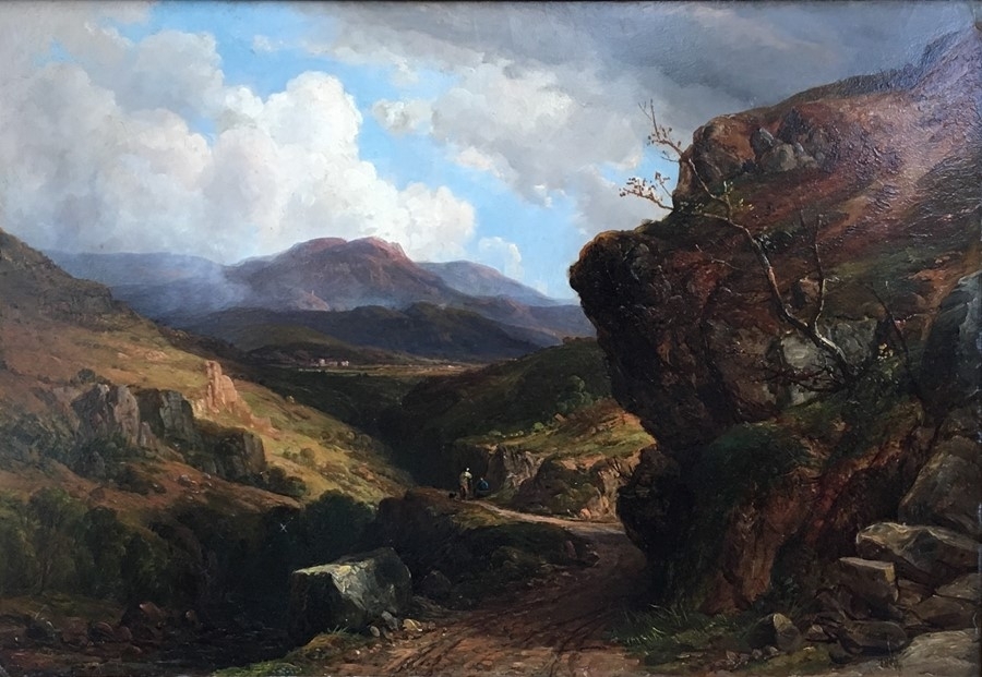 John Frederick Tennant | The Lion Rock - Cheddar Gorge (1868) | MutualArt