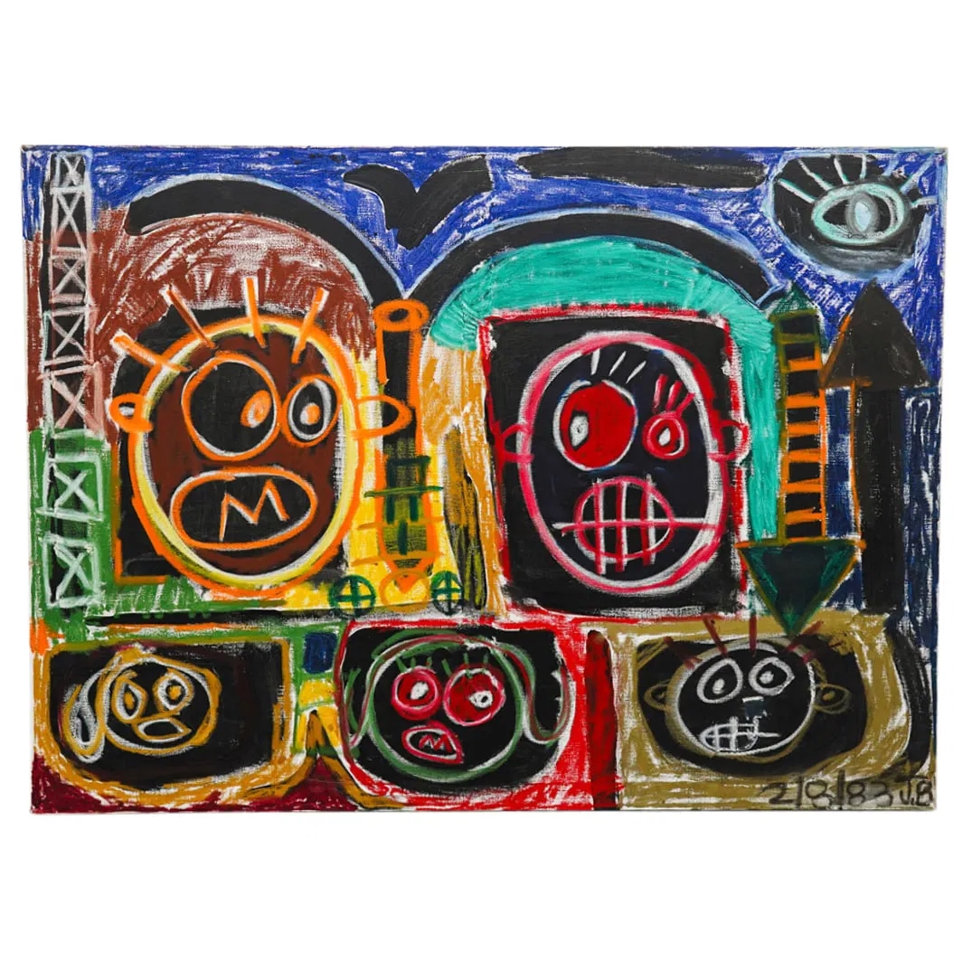 Jean-Michel Basquiat | Untitled (Yellow) (1984) | MutualArt