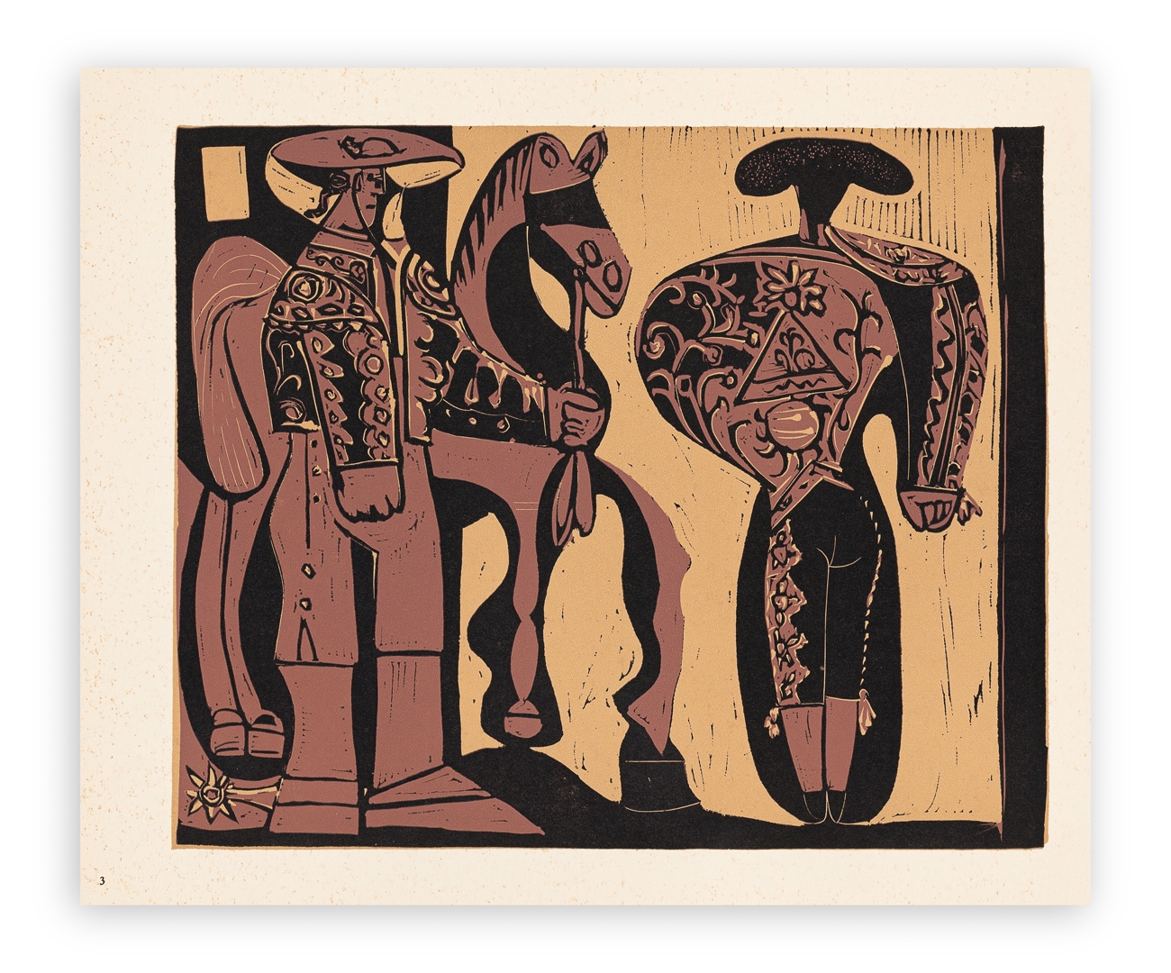 Pablo Picasso | Incisioni su linoleum di Picasso (1964) | MutualArt