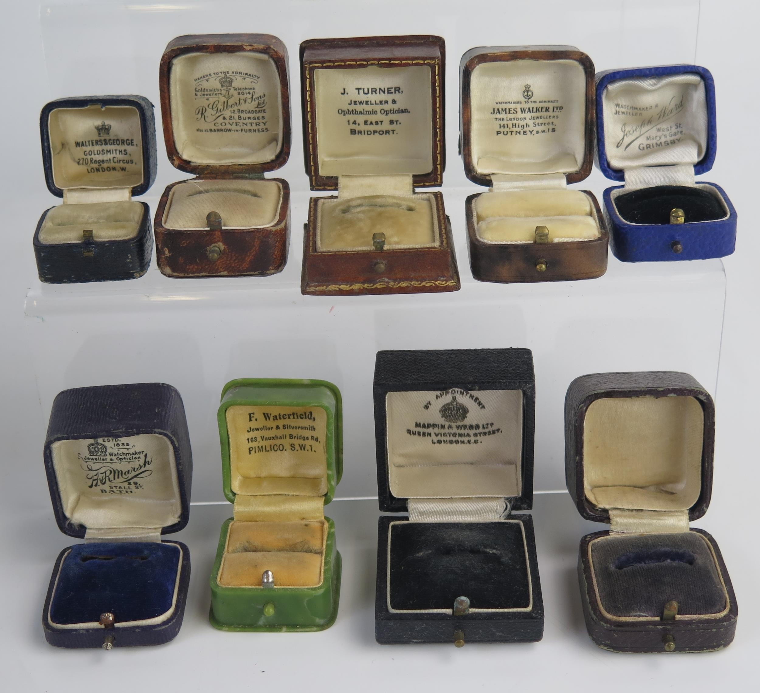 James Walker | A Selection of Ten Ring Boxes | MutualArt