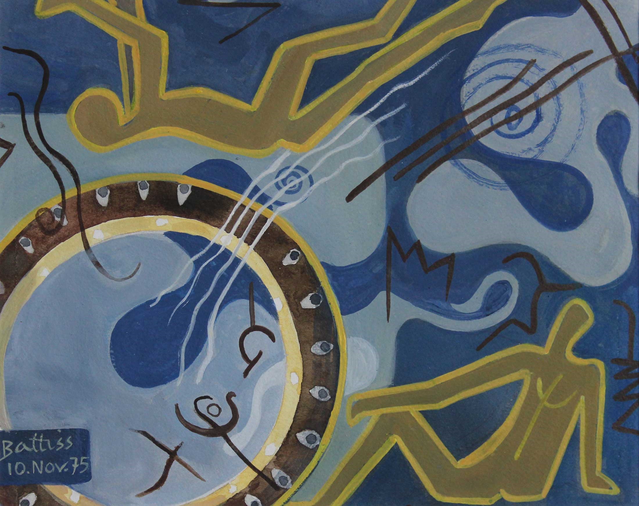 Walter Whall Battiss | WALTER BATTISS - Symbolic Abstract (75) | MutualArt