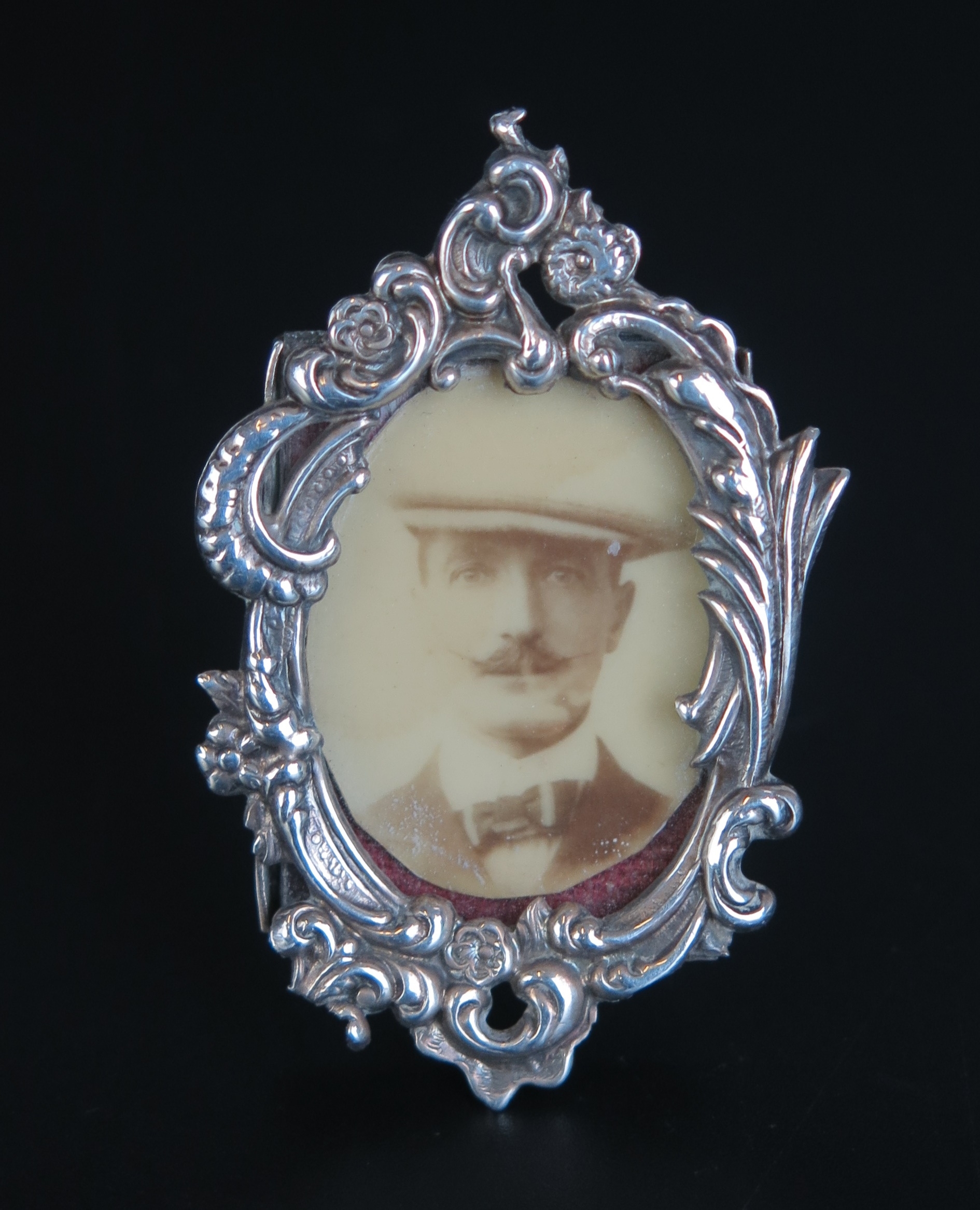 William Aitken | A late Victorian silver miniature easel photograph ...