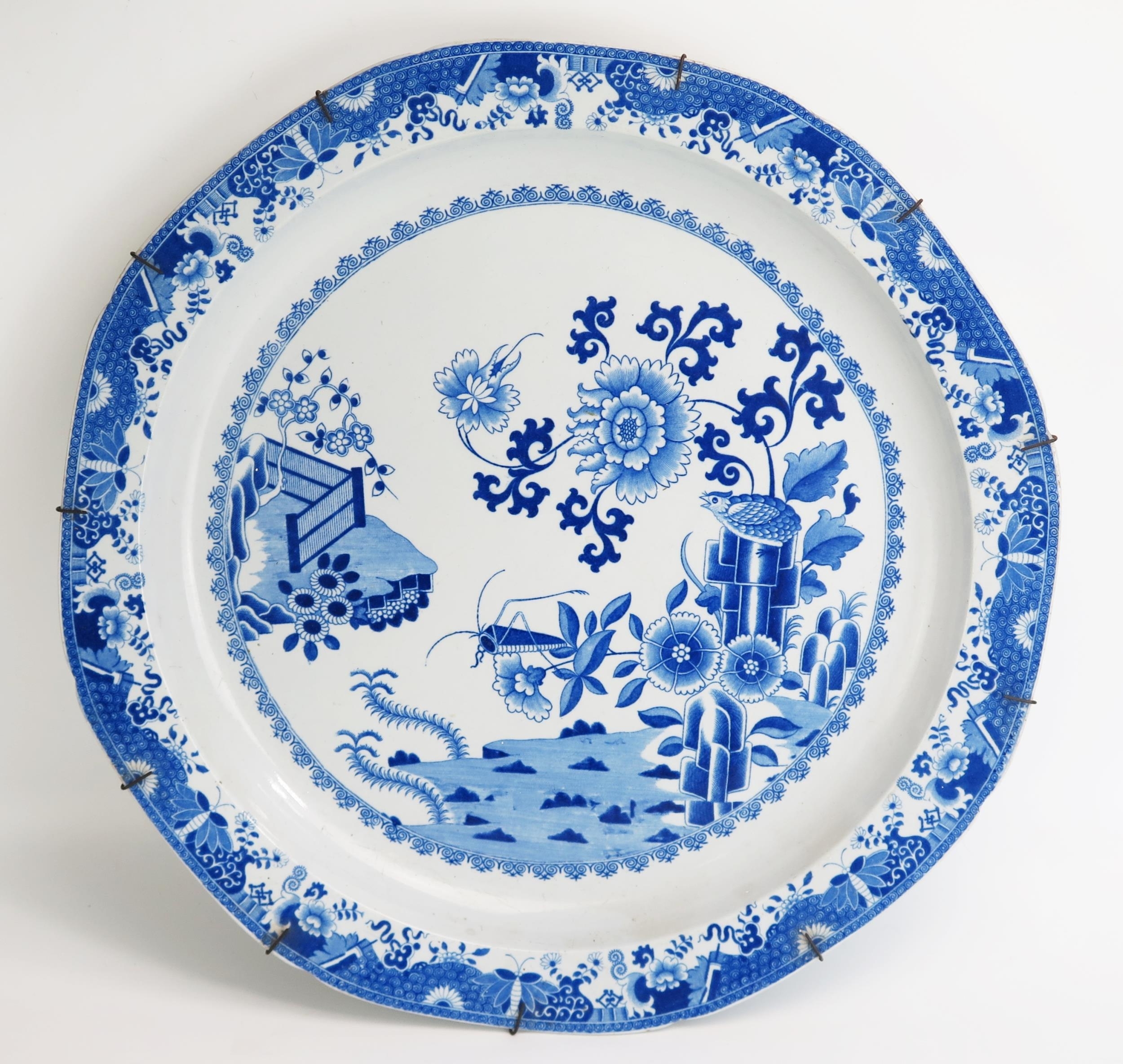 Grasshopper | A large Copeland late Spode blue and white | MutualArt