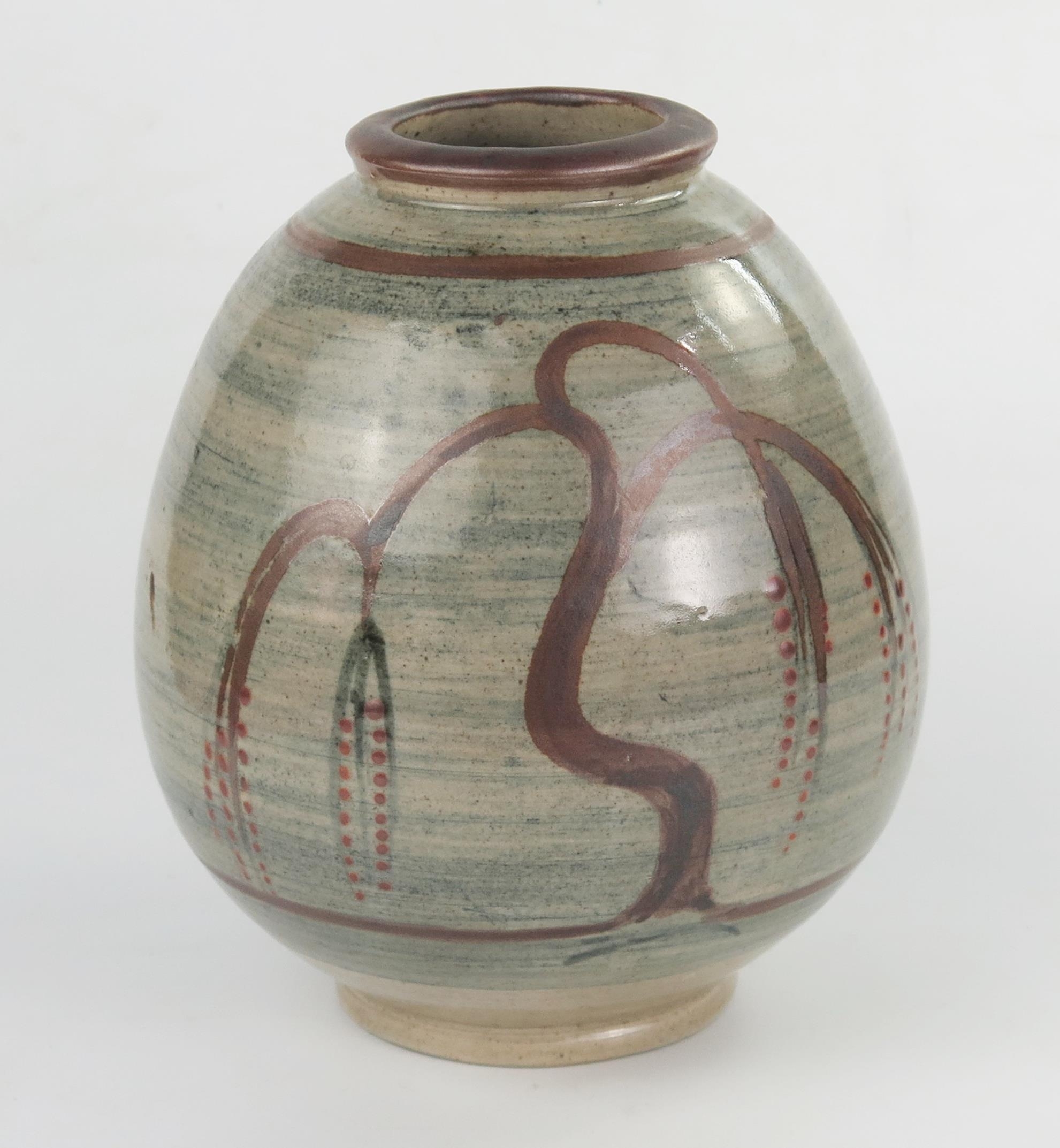David Leach | David Leach Studio Pottery Vase decorated with a tree ...