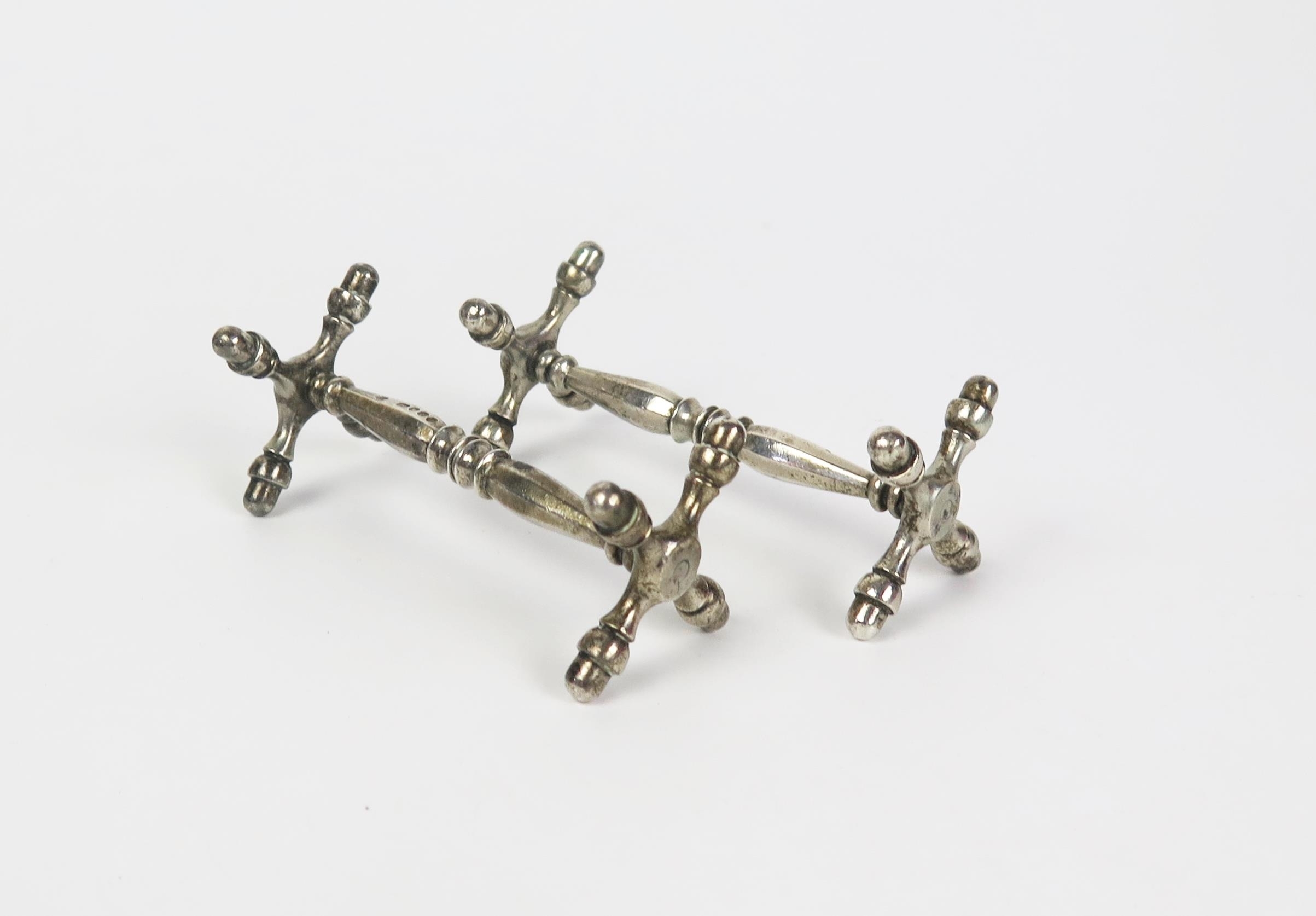 Rawlings | A Pair of Victorian Silver Knife Rests (1857) | MutualArt