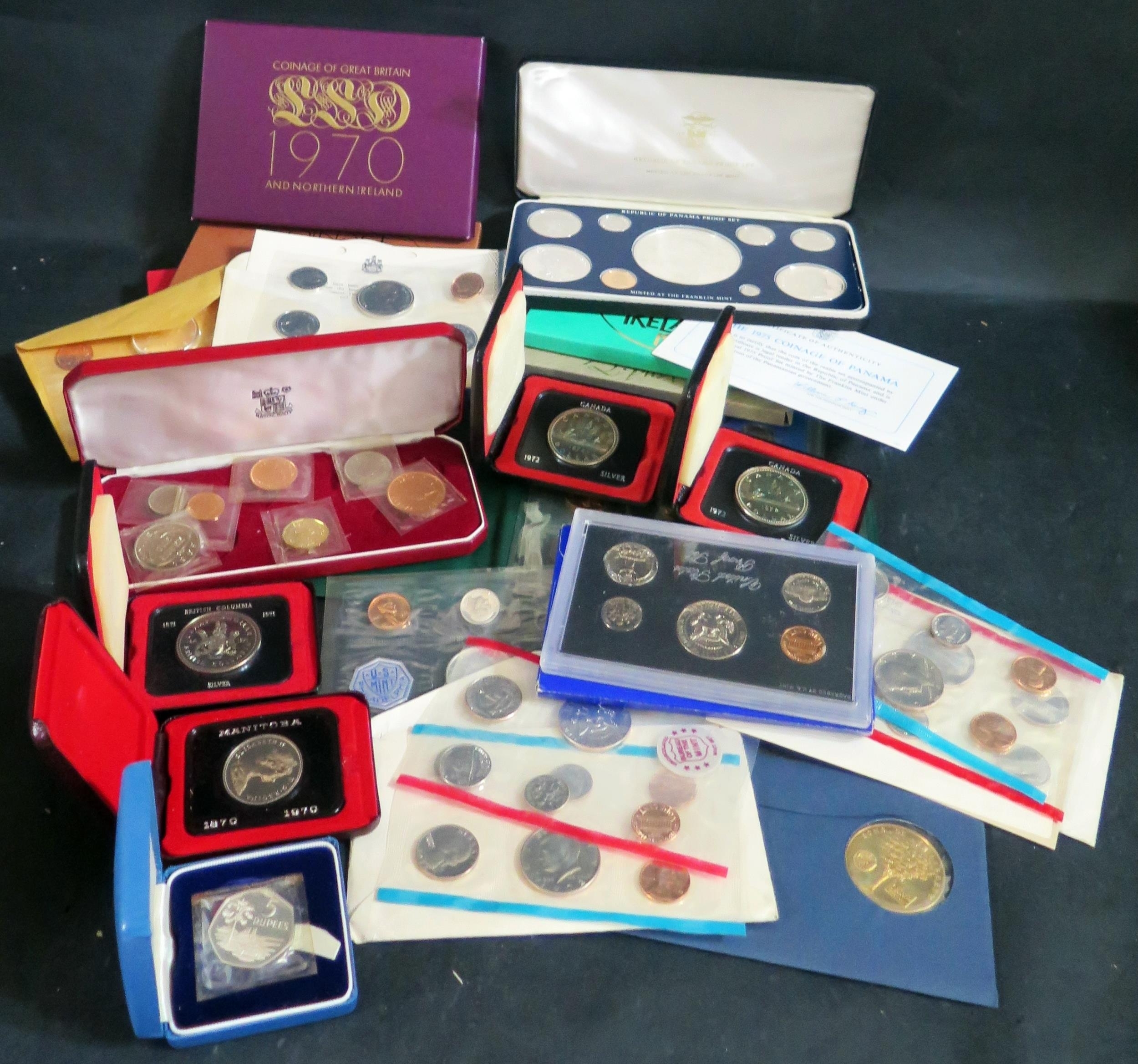 Zhou Zhe | A Cased Franklin Mint 1975 Panama Proof Set (1975) | MutualArt