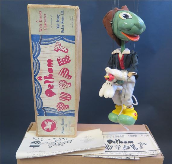Walt Disney | A Walt Disney Pelham Puppet Type SL Jiminy Cricket in Box ...