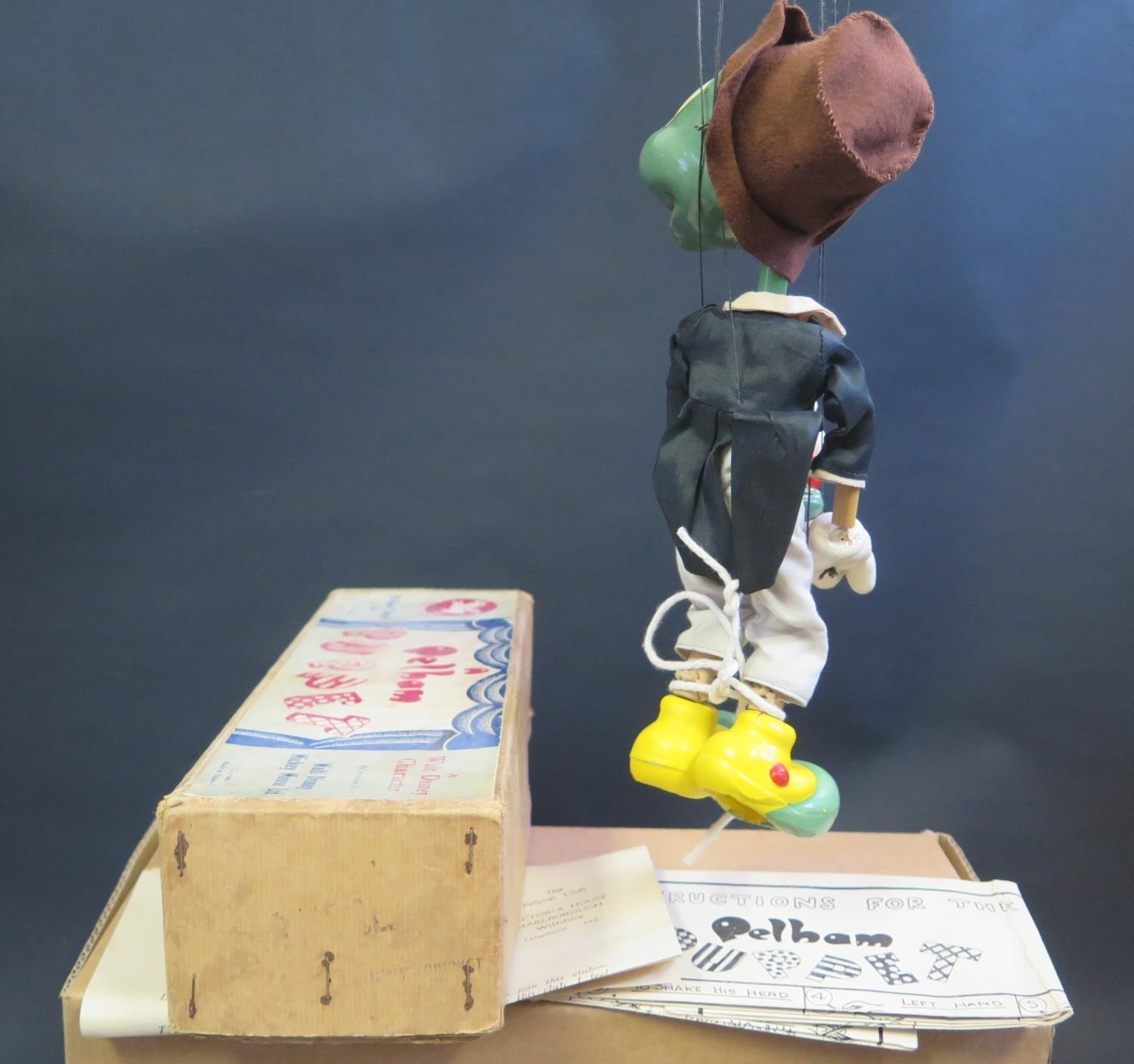 Walt Disney | A Walt Disney Pelham Puppet Type SL Jiminy Cricket in Box ...