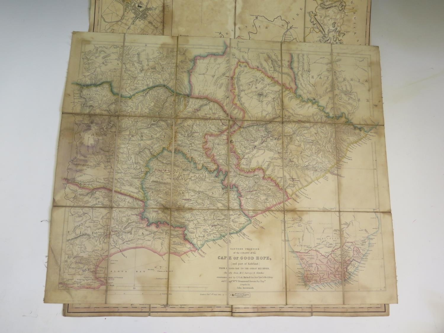 John Arrowsmith | Two Maps (1851) | MutualArt