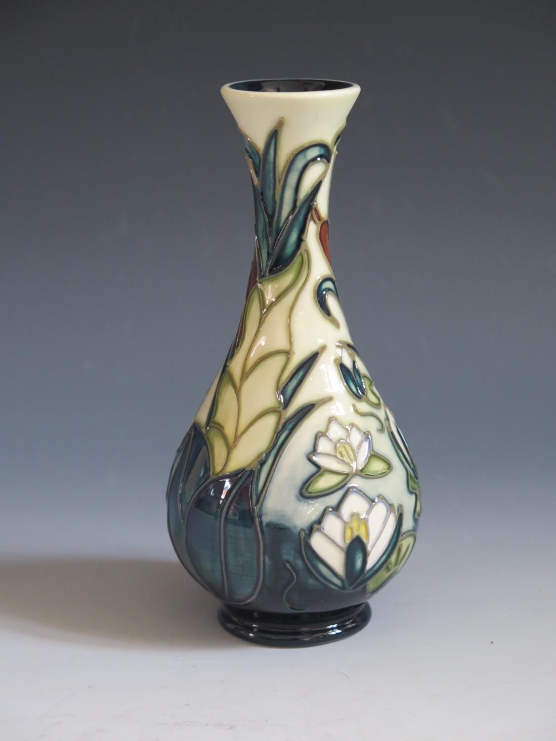 William Moorcroft | A Modern Moorcroft Dragonfly Pattern Pinch Necked ...