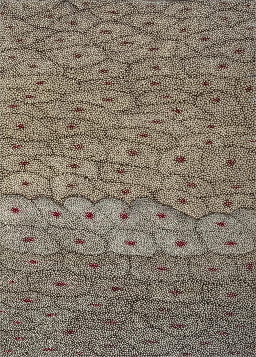 Ross Bleckner | Half is for the Moon (2009) | MutualArt