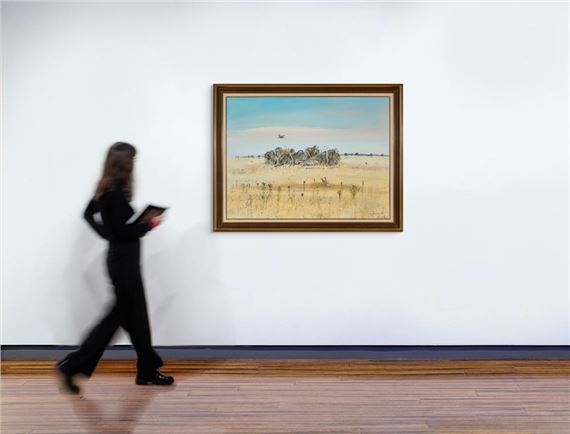 Arthur Merric Bloomfield‏ Boyd | WIMMERA LANDSCAPE WITH THICKET (Circa ...