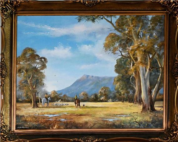 Rod Rowland | (SHEEP HERDING) | MutualArt