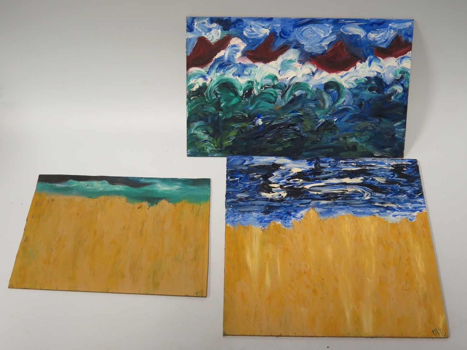 Mary Edith Barnes | Three Small Paintings by Mary Barnes | MutualArt