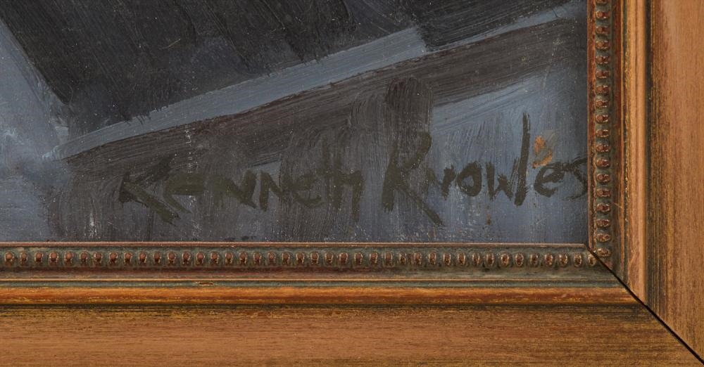 Kenneth Knowles | Mountain Village by Stream | MutualArt