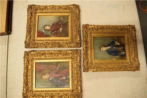 Charles Stuart | A collection of 19th century prints in ornate frames ...