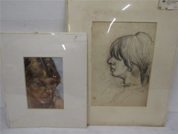 Robinson | Neil Ward Robinson oil portrait 'Natalie' 37x44cm and pencil ...