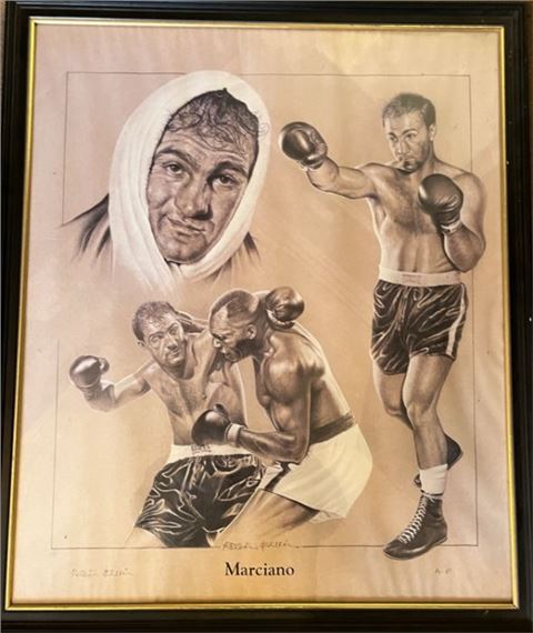 Robin Elvin | After Robin Elvin A framed & glazed limited boxing artist ...