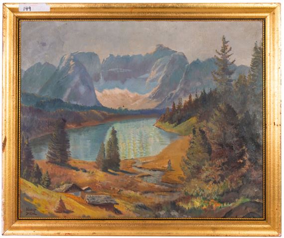 Hanns Diehl | Hanns Diehl Landscape Oil Painting (Early 20th Century ...