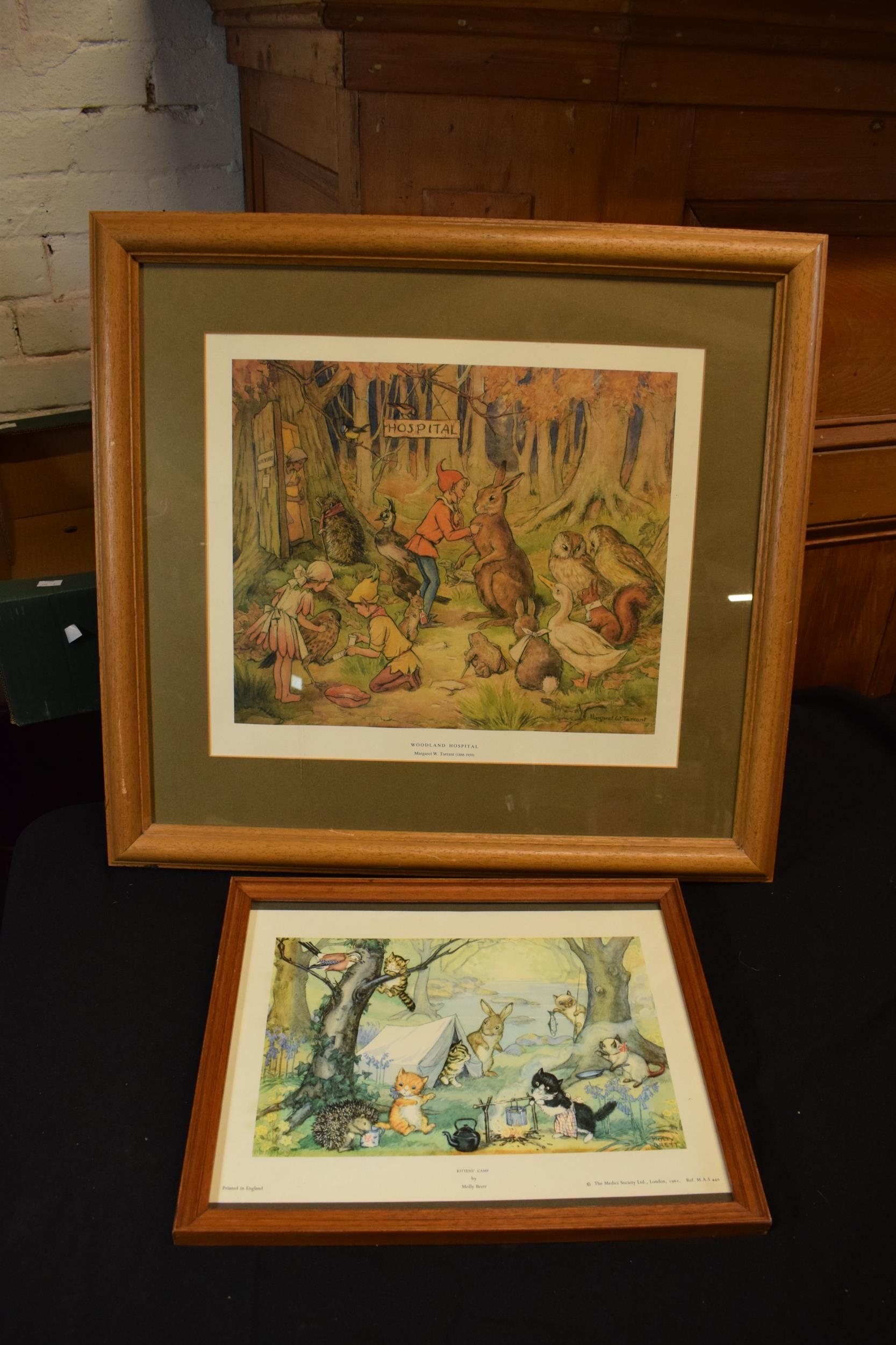 Molly Brett | Two mid century prints of Kitten | MutualArt