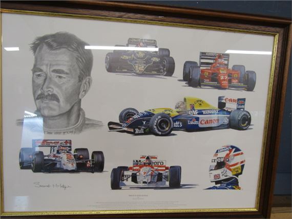 Stuart McIntyre | tribute to Nigel Mansell | MutualArt