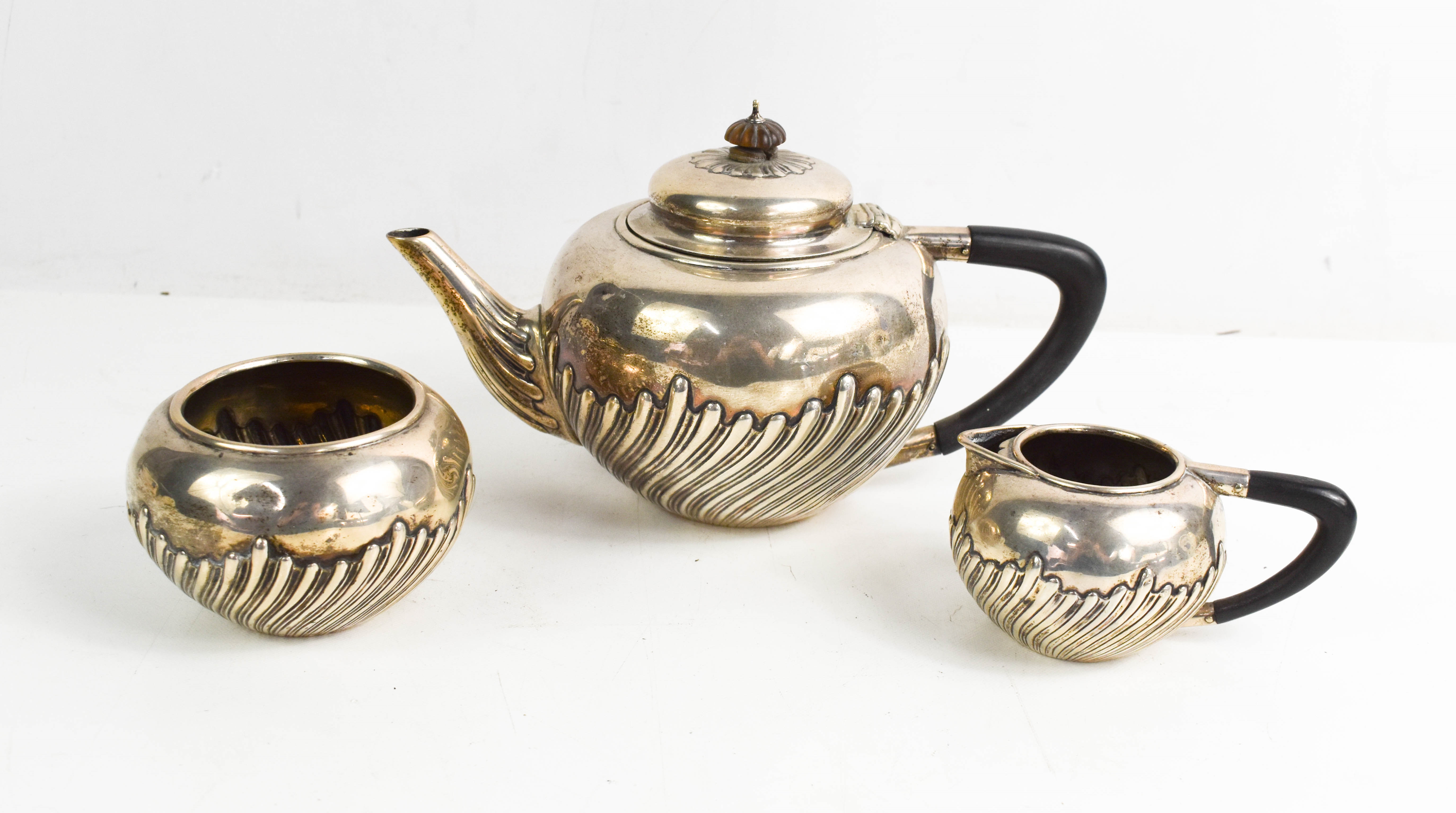 Frederick Hancock | A silver teaset (1892) | MutualArt