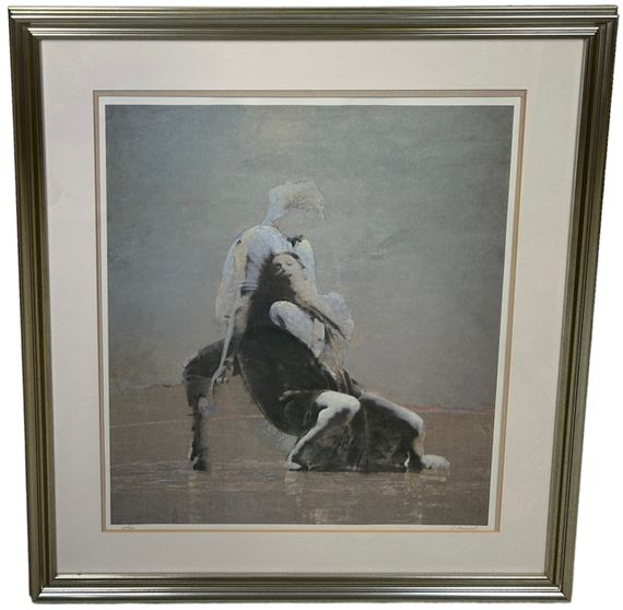 Robert Heindel | A LITHOGRAPH ON PAPER DEPICTING TWO DANCERS | MutualArt