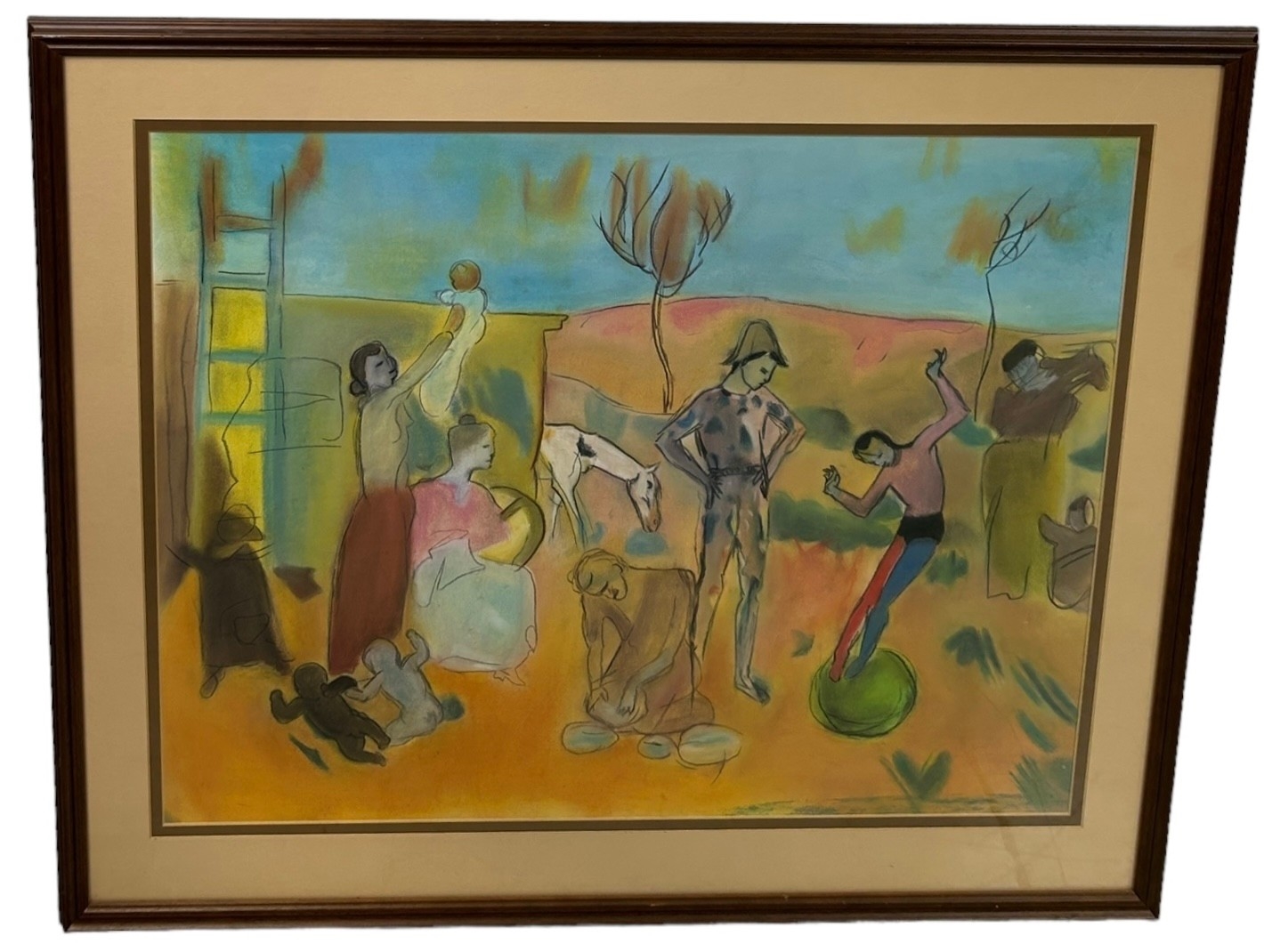 Pablo Picasso | FAMILY OF JUGGLERS (1905) | MutualArt