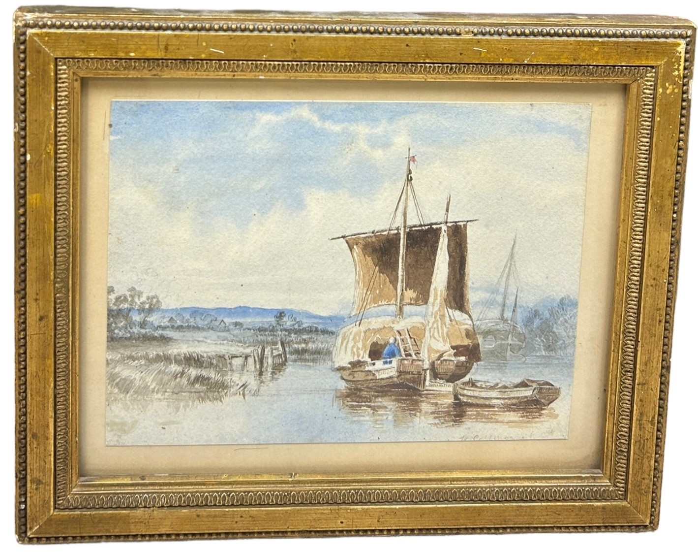 William Collingwood | A PENCIL DRAWING AND WATERCOLOUR PAINTING ON ...
