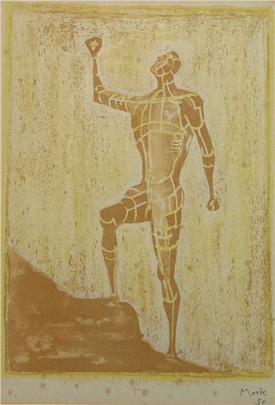 Henry Moore | PROMETHEE SUR LA ROCHER | MutualArt