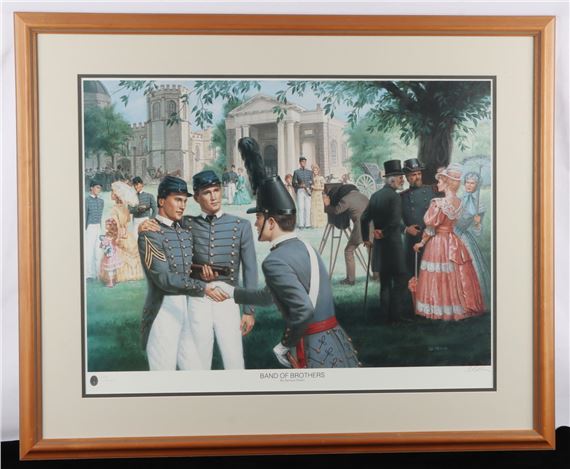 Samson Pollen | SAMSON POLLEN BAND OF BROTHERS LTD SIGNED PRINT | MutualArt