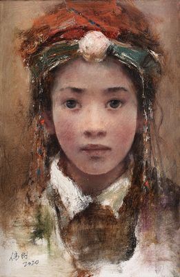 Tang Weimin | Tibetan Girl (2020) | MutualArt