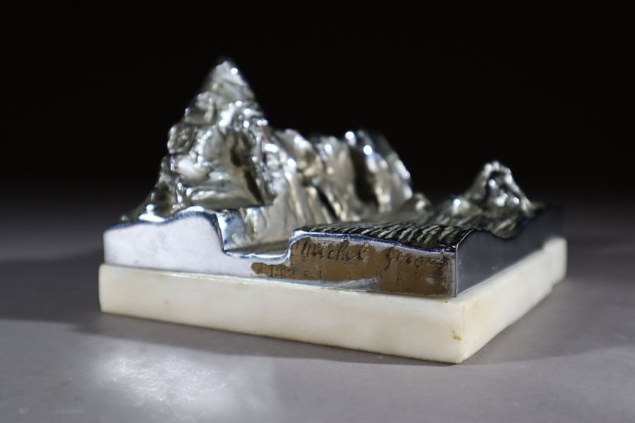 Michel Gérard | Sismis Fonte d'aluminium monté sur un socle de marbre ...