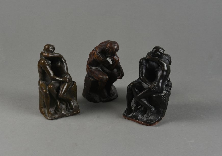 Auguste Rodin | After RODIN Three reproductions of The Kiss and The ...