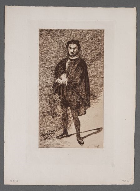 Édouard Manet | The tragic actor (Rouvière as Hamlet) (1865 - 1866 ...