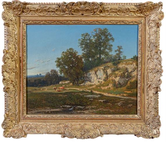 Jean Achard | Paysage animé Huile... - Lot | MutualArt