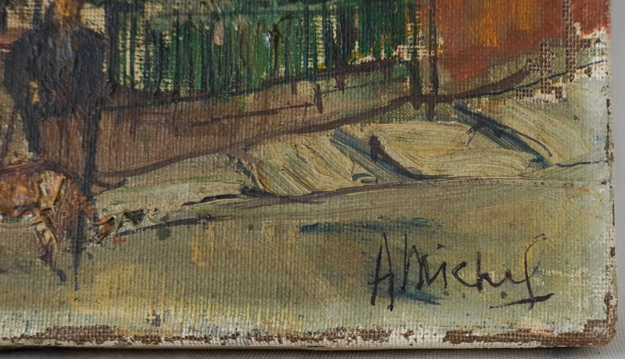 A. Michel | Street scene | MutualArt