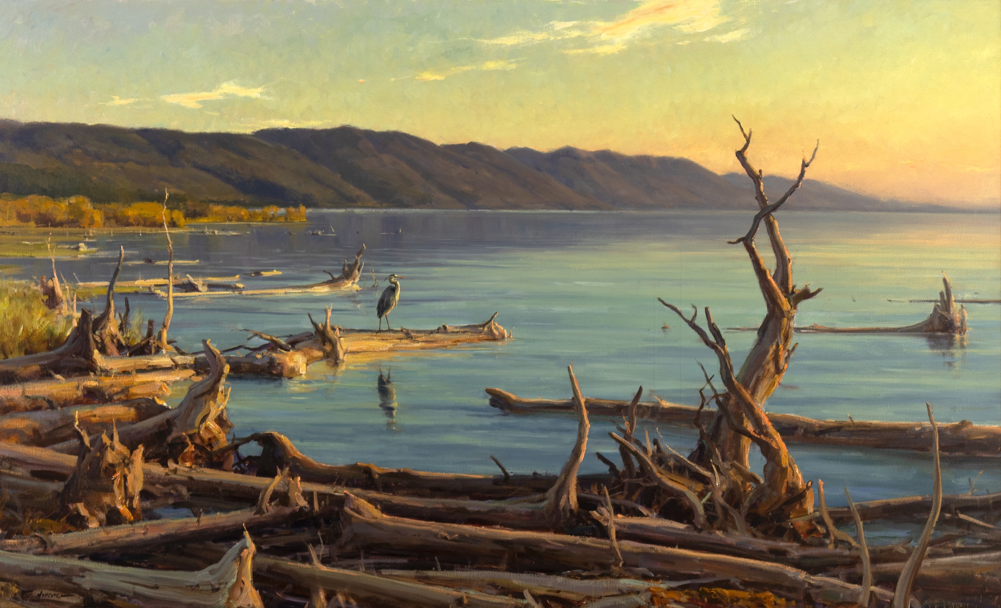 Clyde Aspevig | Clyde Aspevig (1951- ), Flathead Lake Bird Refuge, 1999 ...