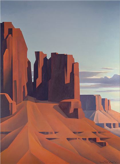 Ed Mell | Ed Mell (1942-2024), Standing Orange Rocks, 1983 (1983 ...