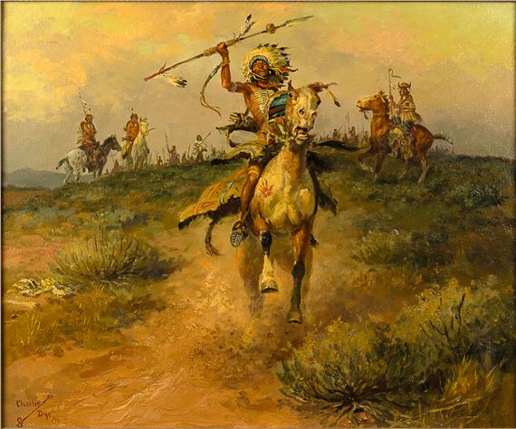 Charlie Dye | Charlie Dye (1906-1972), Cheyenne Challenge | MutualArt