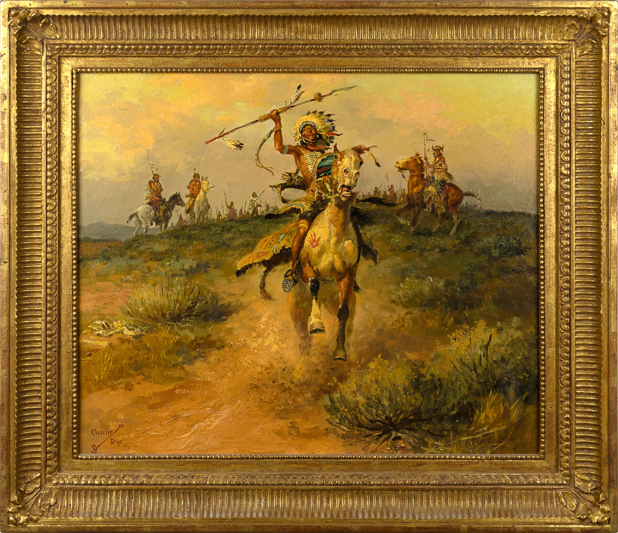 Charlie Dye | Charlie Dye (1906-1972), Cheyenne Challenge | MutualArt