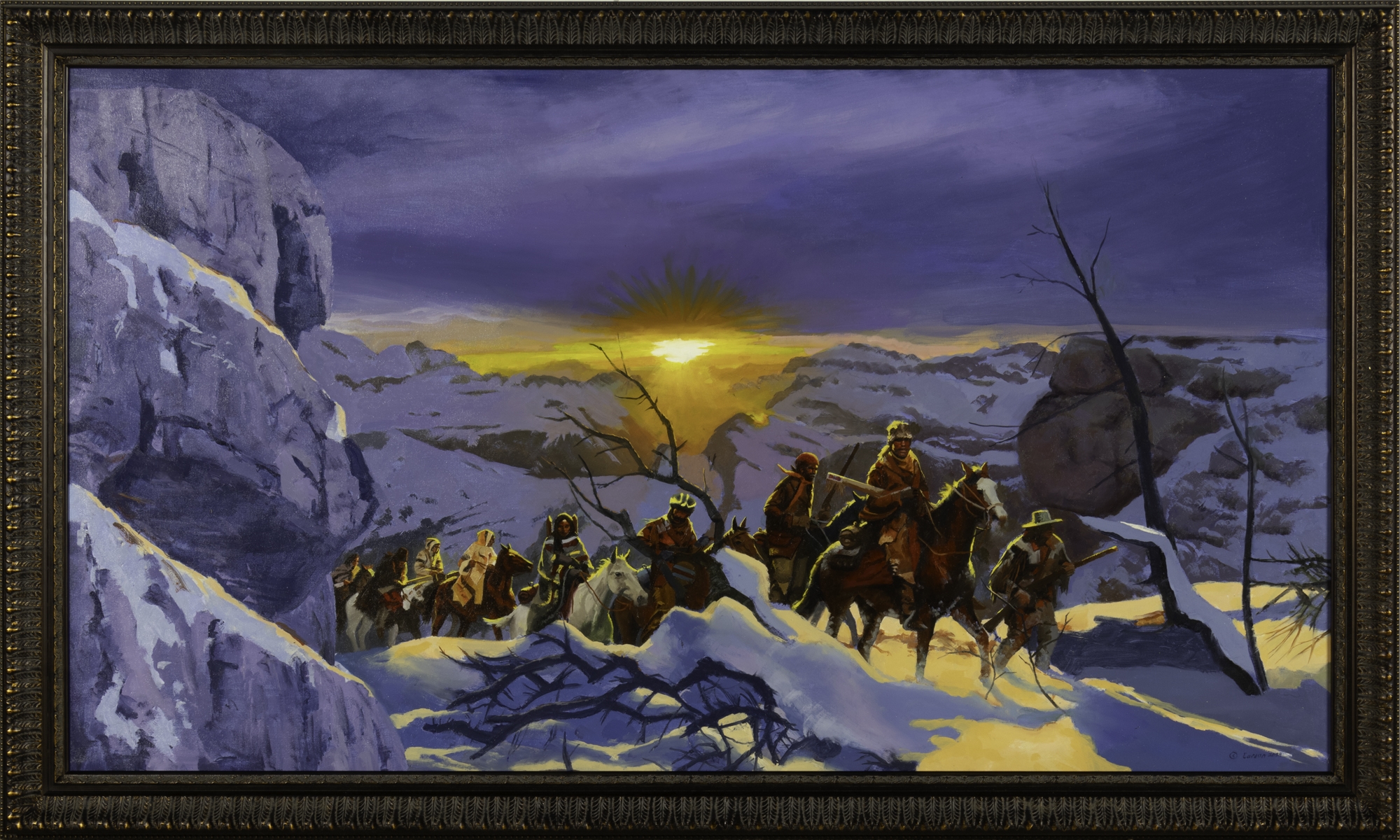 Jim Carson | Jim Carson (1942- ), Deep Winter in the Bitterroots, 2024 ...
