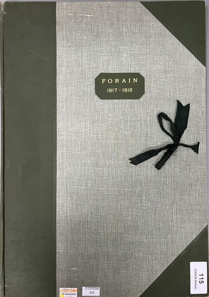 Jean-Louis Forain | Album 1917 - 1918 Collection of 80 lithographs ...