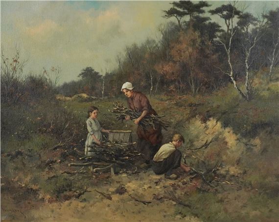 Dorus Arts | Collecting wood | MutualArt