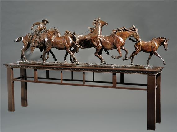 Fred Fellows | Fred Fellows (1934- ), Wild Horses, 1998 (1998) | MutualArt