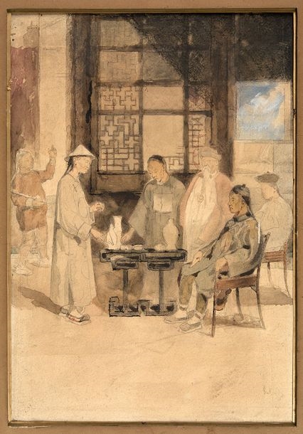 Theodore Didier Delamarre | Théodore DELAMARRE (1824-1883) Far Eastern ...